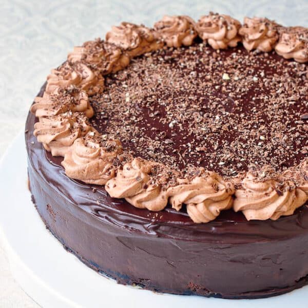 Triple Chocolate Cheesecake with Chocolate Truffle Cream