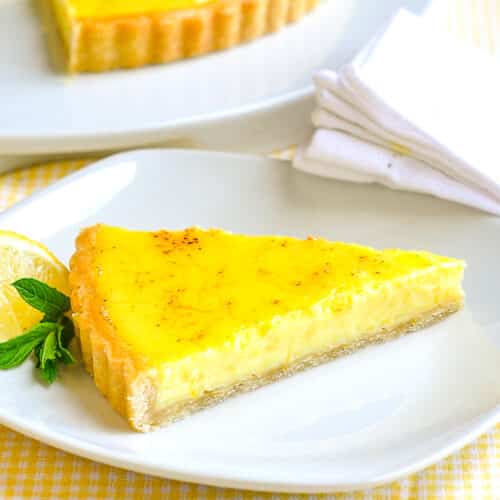 Classic Lemon Tart. A simple but elegant, crowd pleasing dessert.