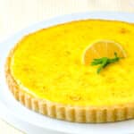 Classic Lemon Tart. A simple but elegant, crowd pleasing dessert.