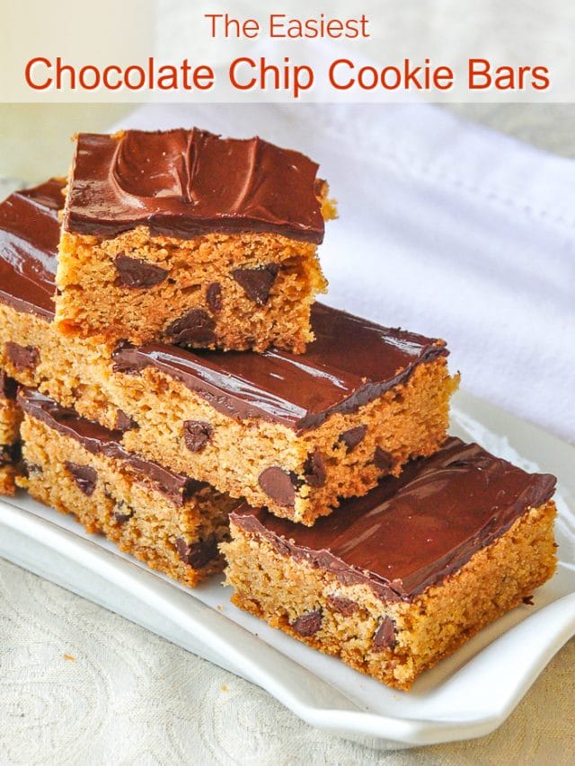 The Easiest Chocolate Chip Squares. A 40+ year old family recipe.