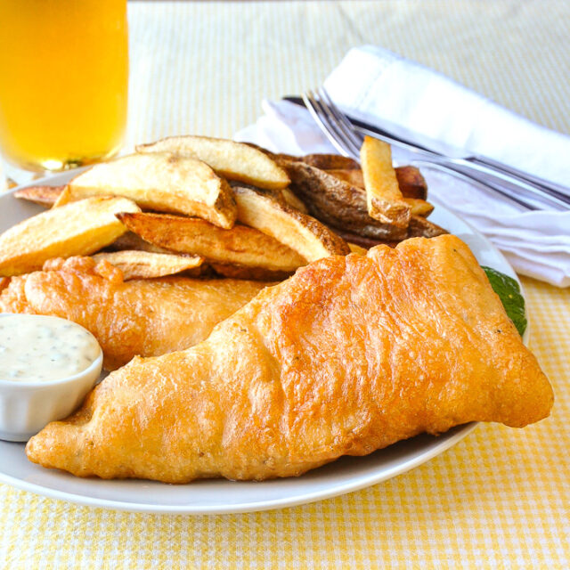 Super Crispy Fish and Chips. Learn the 1 ingredient secret to crispy ...