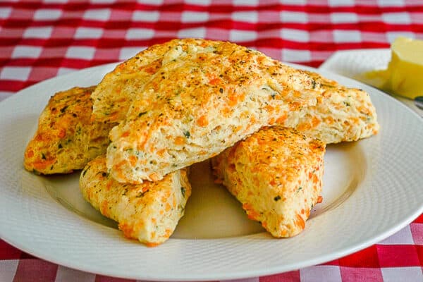 Cheese and Herb Scones - plus breakfast sandwiches!