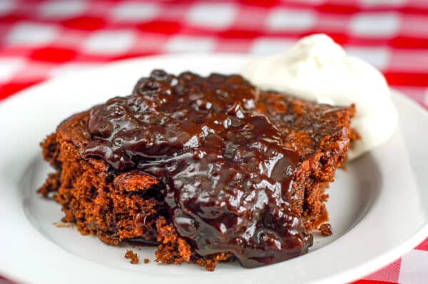 Easy Chocolate Pudding Cake. A budget friendly dessert you'll love!