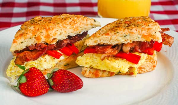 Cheese and Herb Scones. Plus use then for breakfast sandwiches!