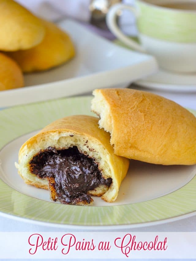 Petits Pains au Chocolat - easier to prepare than you may think.