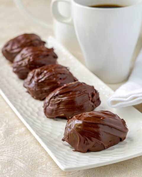 Mice Cookies aka Peanut Butter Balls a chocolate & peanut butter wonder!