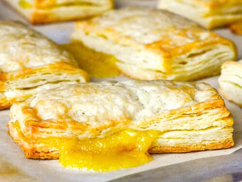 Lemon Turnovers in Sour Cream Pastry - for the love of lemon!
