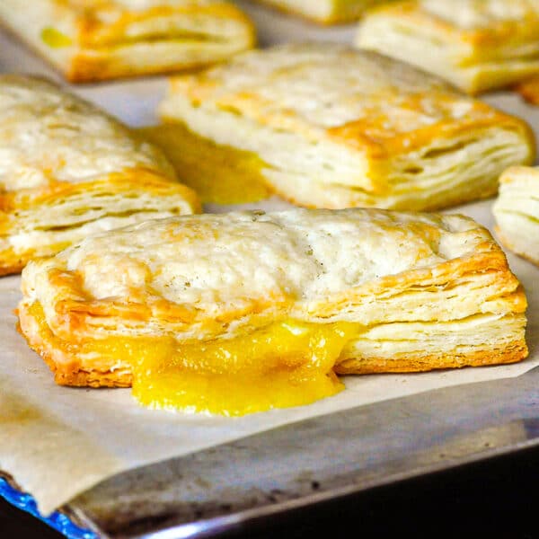 Lemon Turnovers in Sour Cream Pastry - for the love of lemon!