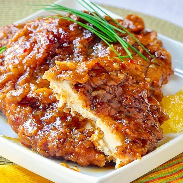 Double Crunch Orange Chicken - super crunchy and flavorful!