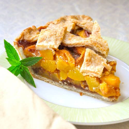 Perfect Peach Pie - a real highlight of summer baking!