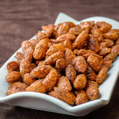 Smoky Sweet Spiced Almonds - delicious and nutritious!