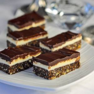 Chocolate Mint Nanaimo Bars - a new classic Canadian treat.