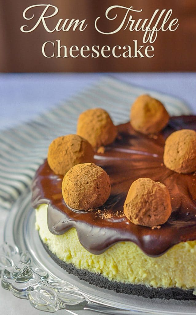 Rum Truffle Cheesecake - Rock Recipes