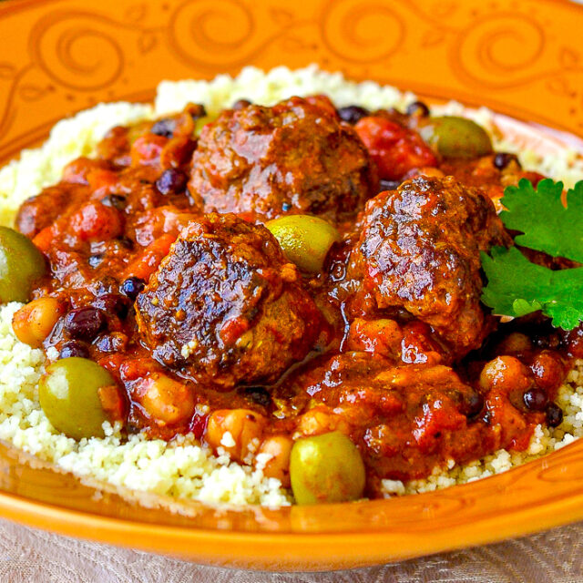 Moroccan Meatball Stew. The aroma & flavour are a feast for the senses!