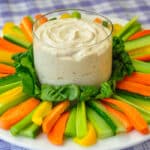 Low Fat Chipotle Ranch Dip. Easily made as a creamy salad dressing too!!