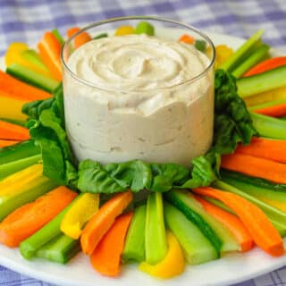 Low Fat Chipotle Ranch Dip. Easily made as a creamy salad dressing too!!