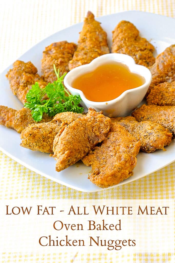 The Best Oven Fried Chicken Nuggets -so quick and easy!