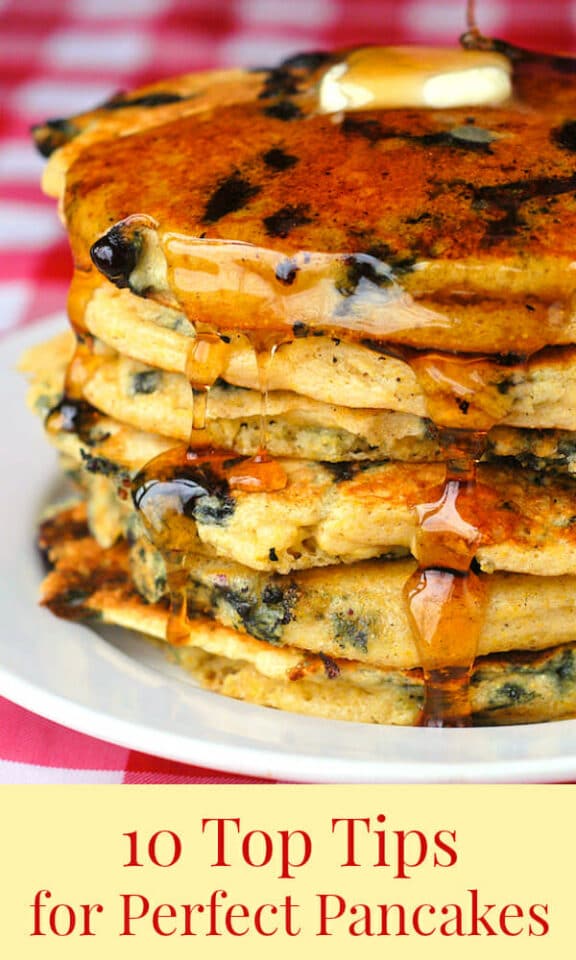 Ten Top Tips for Perfect Pancakes. Great every time! 9 recipes too!