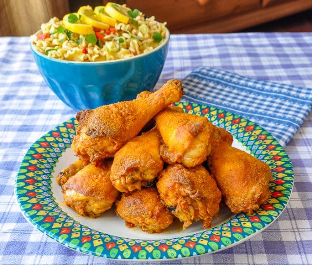 Barbecue Spice Oven Fried Chicken. So easy, crispy and delicious!