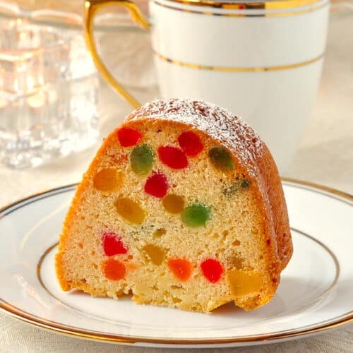 Gumdrop Cake. A traditional Holiday or birthday cake in Newfoundland.