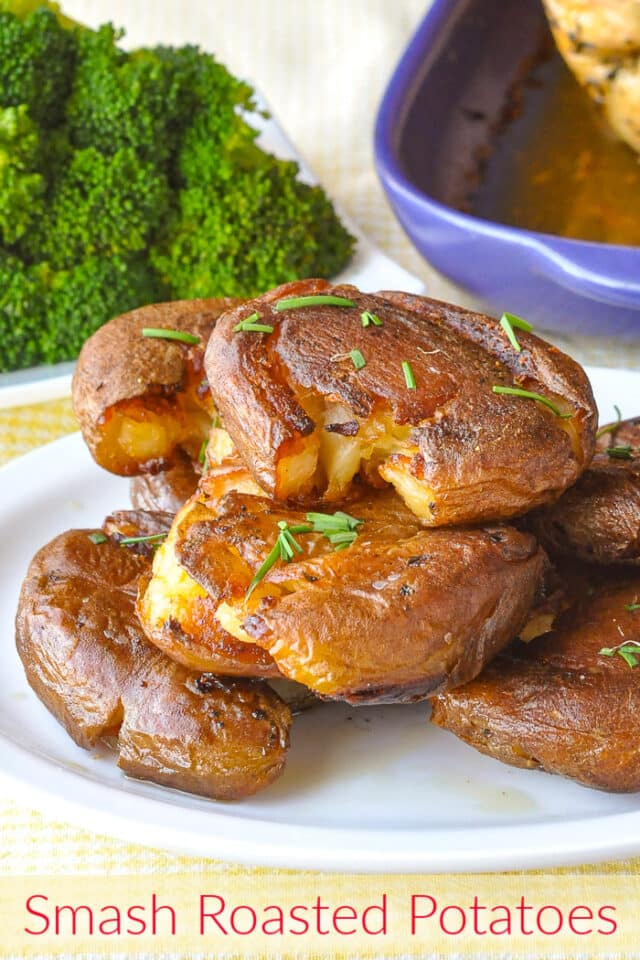 Smash Roasted Potatoes - a side dish for all occasions!