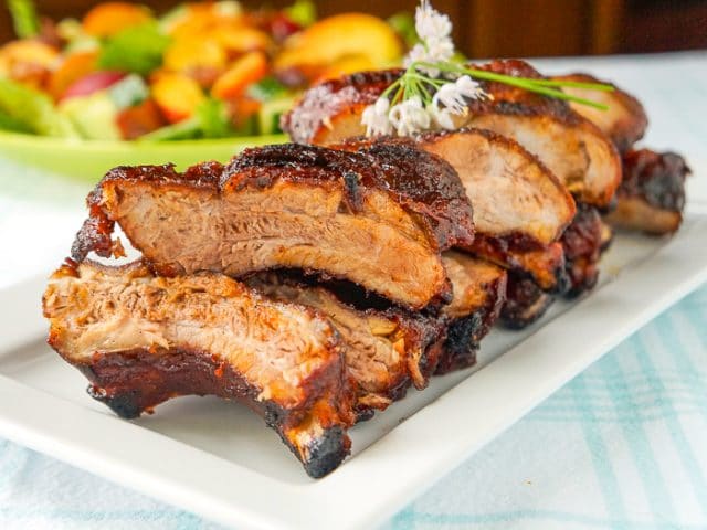 Make Ahead Ribs. Braised until tender then grilled to perfection!
