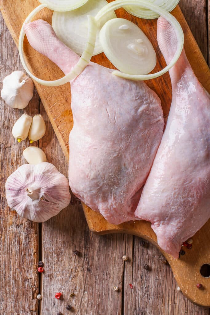 Black Bean Sausage & Duck Cassoulet - an ideal winter comfort food meal