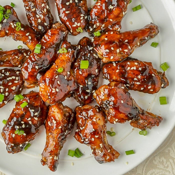 Glazed Teriyaki Chicken Wings - oven baked & easy to make but boldly ... Glazed Teriyaki Chicken Wings - oven baked & easy to make but boldly ...