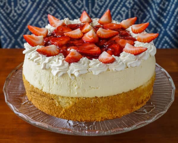 Strawberry Shortcake Cheesecake - The ultimate strawberry dessert!