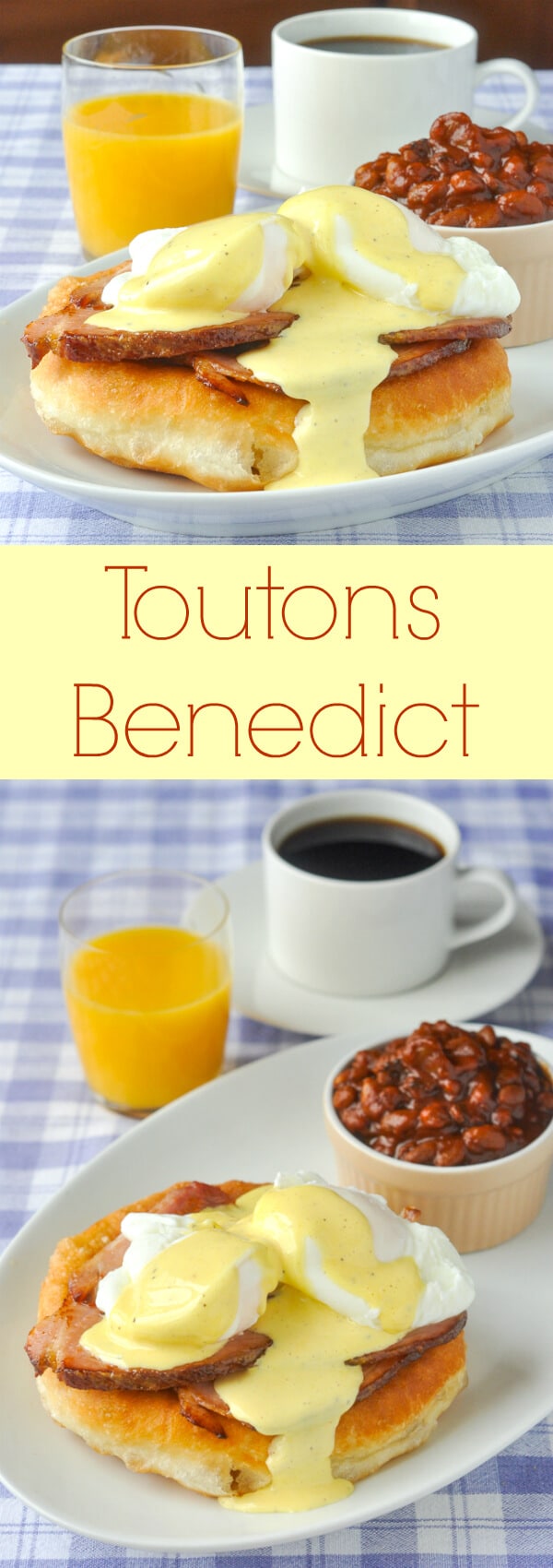 Toutons Benedict - a twist on Eggs Benedict with Newfoundland toutons!
