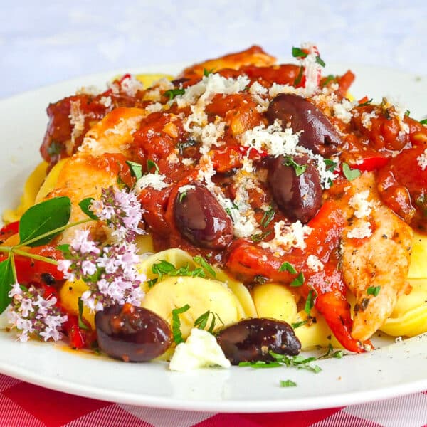 Garlic Chicken Puttanesca. Dinner in 30 minutes or less!! Rock Recipes