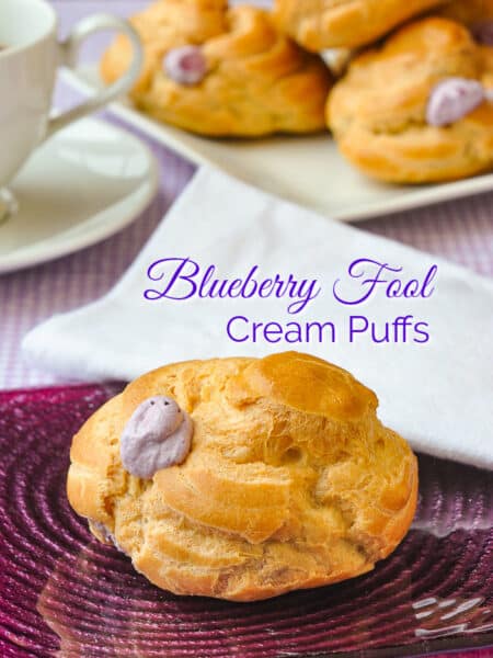 Blueberry Fool Cream Puffs. Or make any fruit flavour you like!
