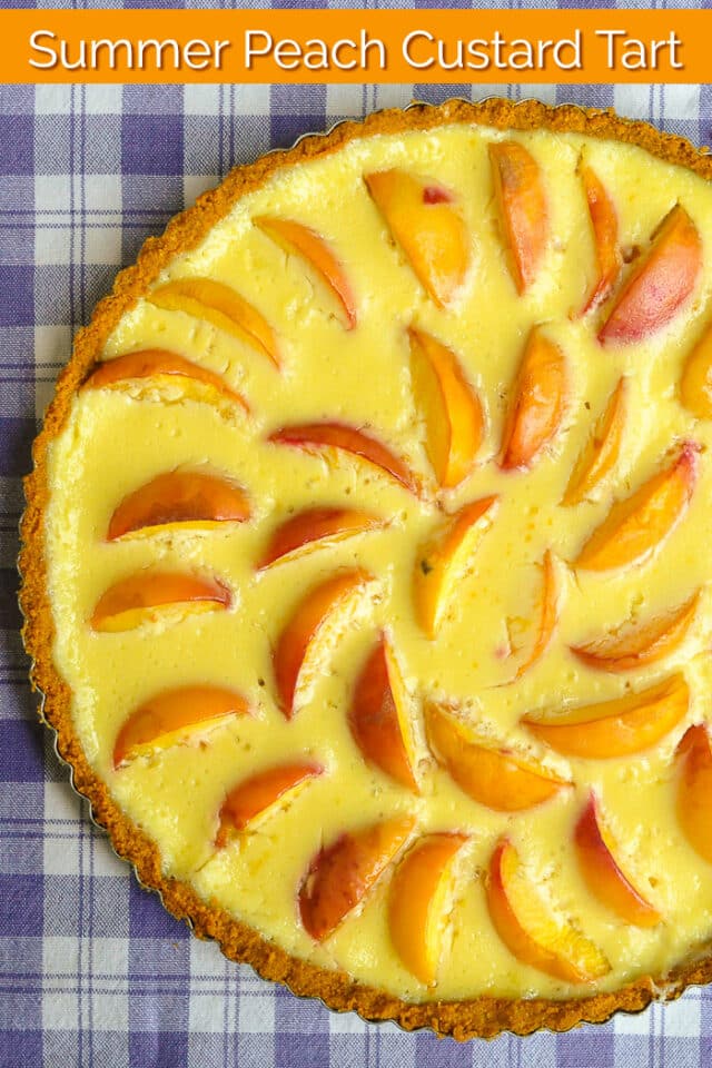 British Custard Tart - a simple, elegant dessert tradition.
