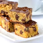 The Easiest Chocolate Chip Squares. A 40+ year old family recipe.