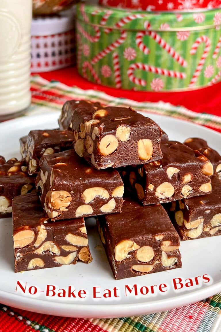 Eat-More Bar Squares. An easy fudgy candy peanut confection! - Rock Recipes