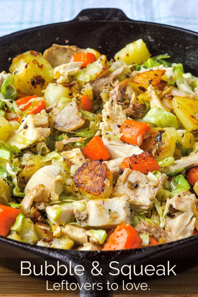 Bubble and Squeak. A time honoured tradition after a roast dinner.