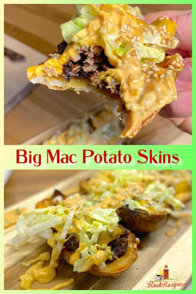 Big Mac Potato Skins. Tasty bites for Super Bowl or any game day!