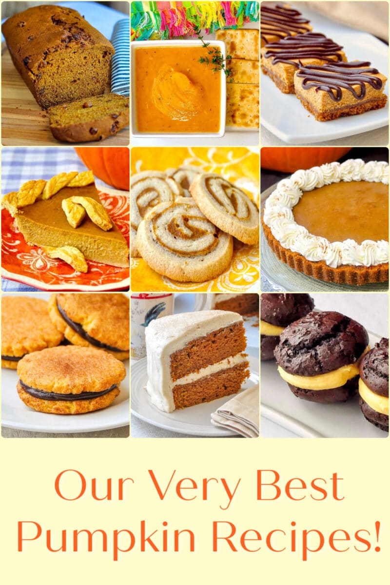 Best Pumpkin Recipes. From pumpkin cookies to soup, cake, pie...
