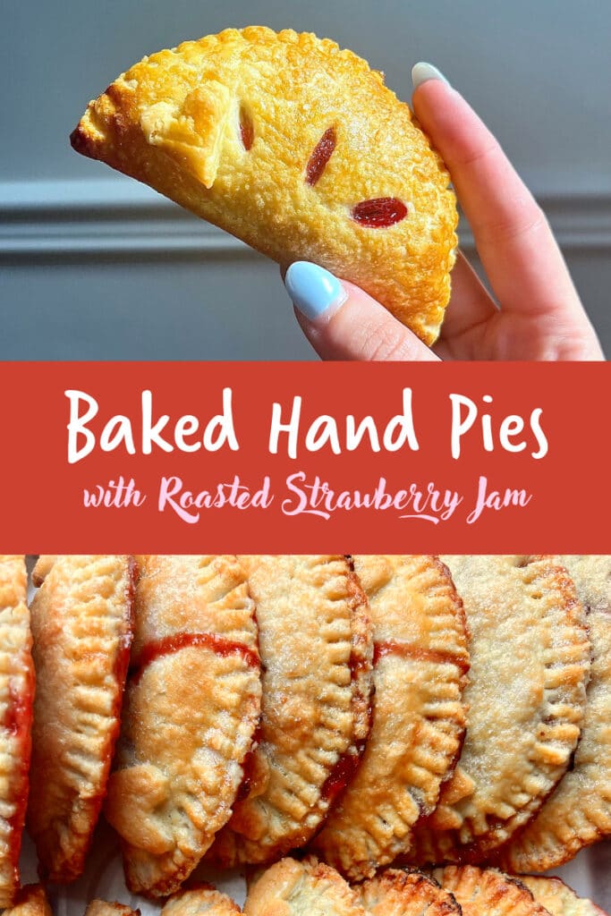 Baked Hand Pies with Roasted Strawberry Jam - Rock Recipes