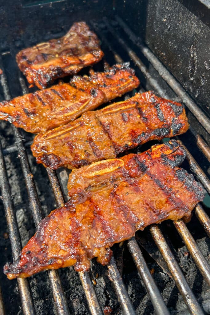 Easy Korean BBQ Short Ribs. A secret ingredient tenderizes them!