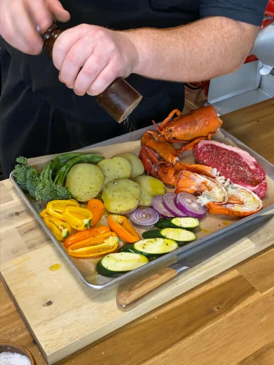 Surf & Turf Sharing Platter. A perfect romantic dinner for two!