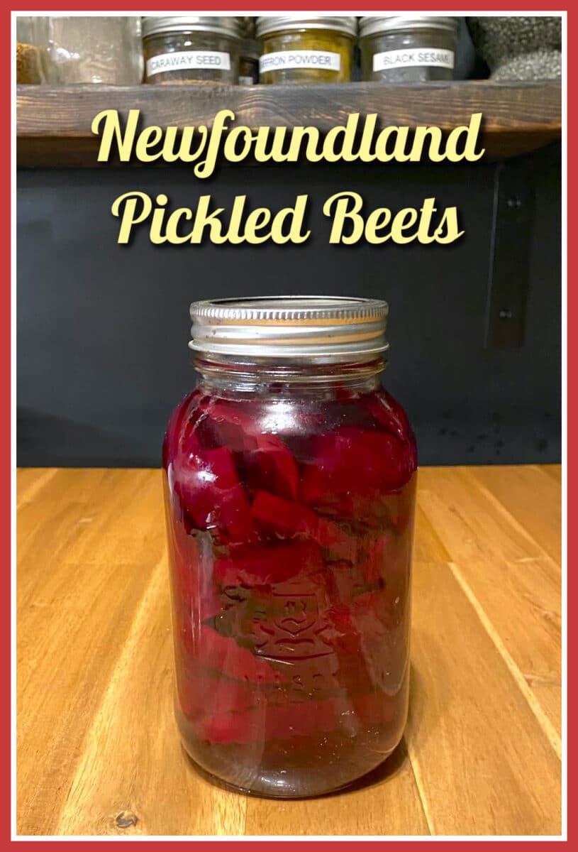 Newfoundland Pickled Beets. A conventional addition to many meals ...