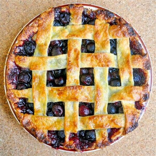 Perfect Cherry Pie. An old fashioned favorite with an all butter crust!