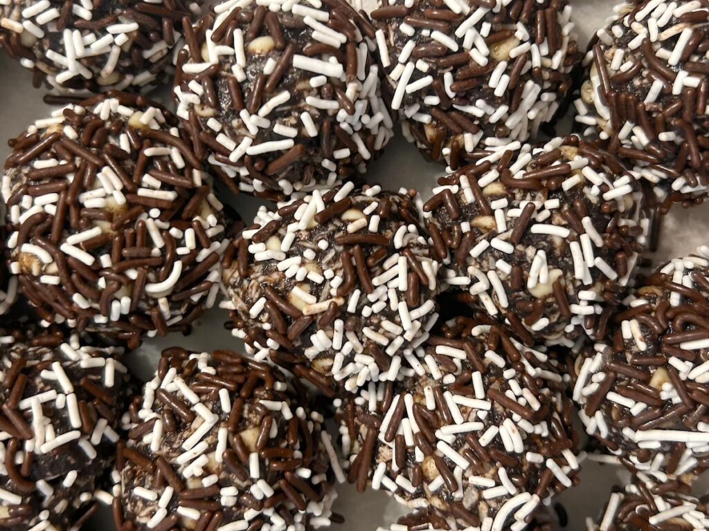Reindeer Farts. A no bake cookie confection! Kids will love helping ...