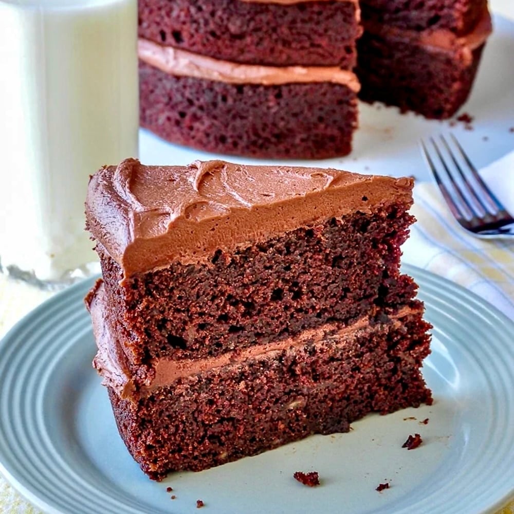 Chocolate Banana Cake - the perfect recipe to use over ripe bananas?